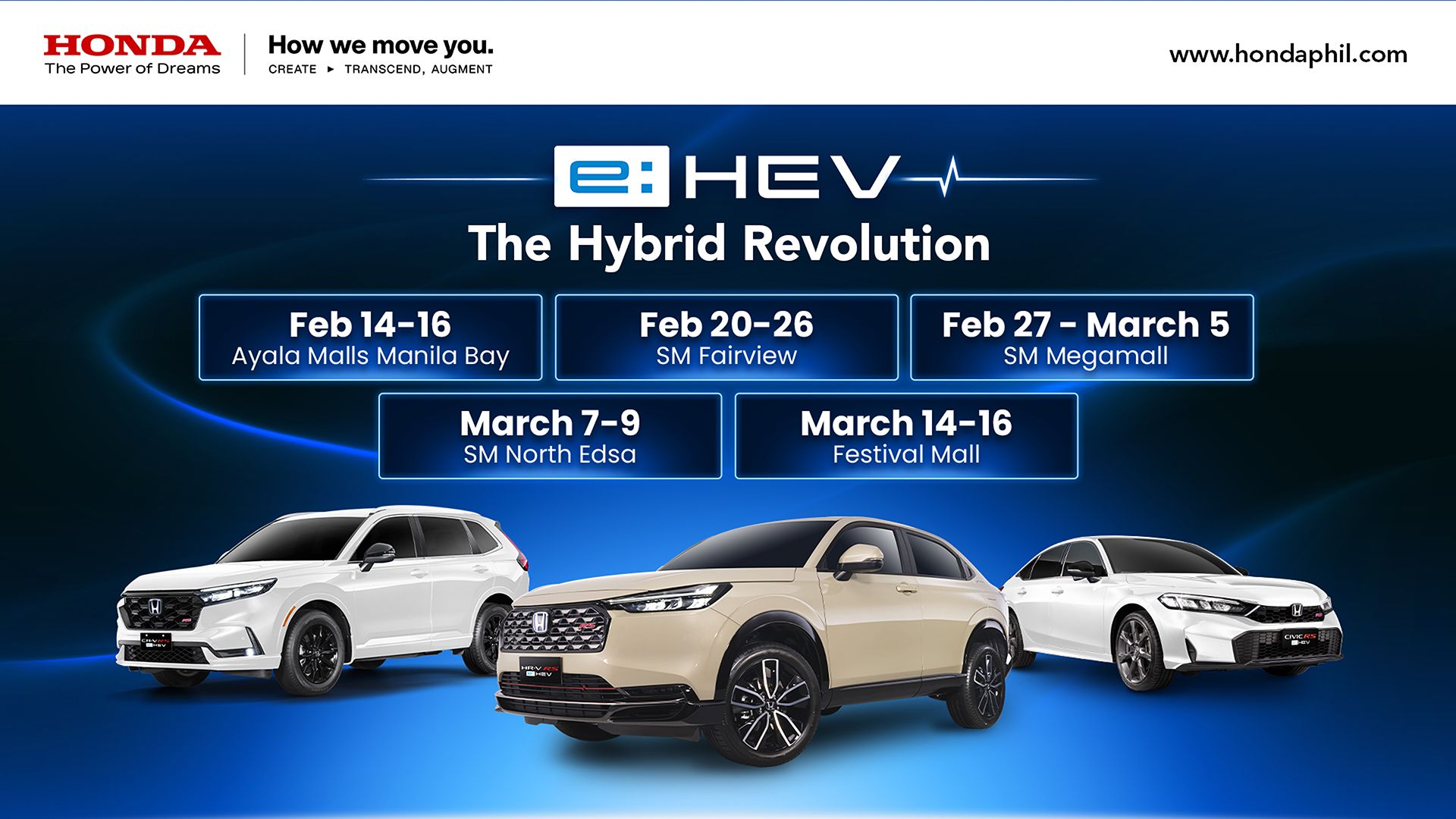 Honda Cars Philippines › See the New HR-V RS e:HEV at a Mall Near You This February and March 2025
