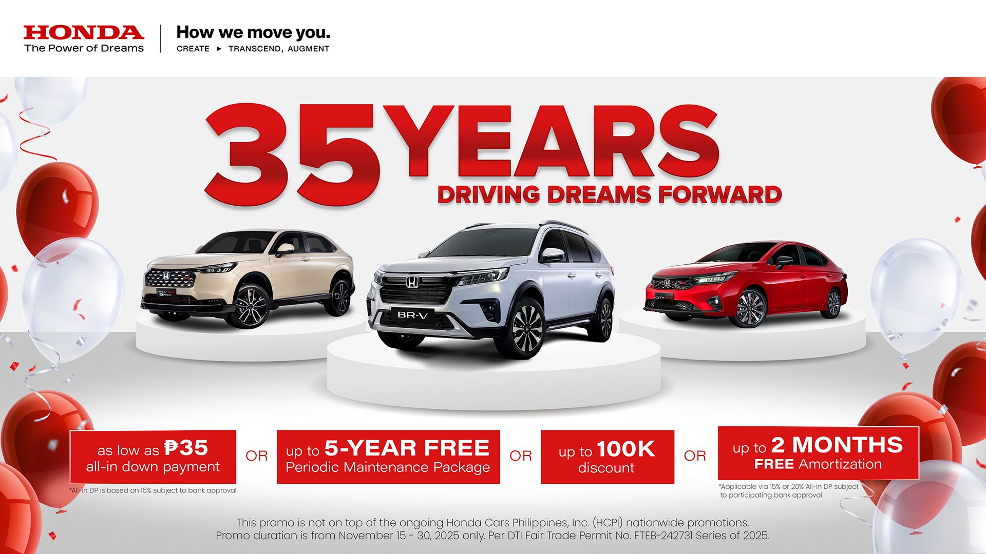 Honda Cars Philippines › Honda Cars Philippines’ 35 Years: Driving ...
