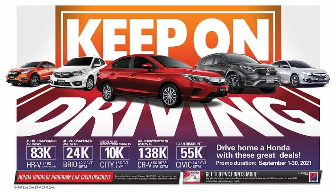 Honda Cars Philippines › Honda extends “Keep on Driving” promo until ...