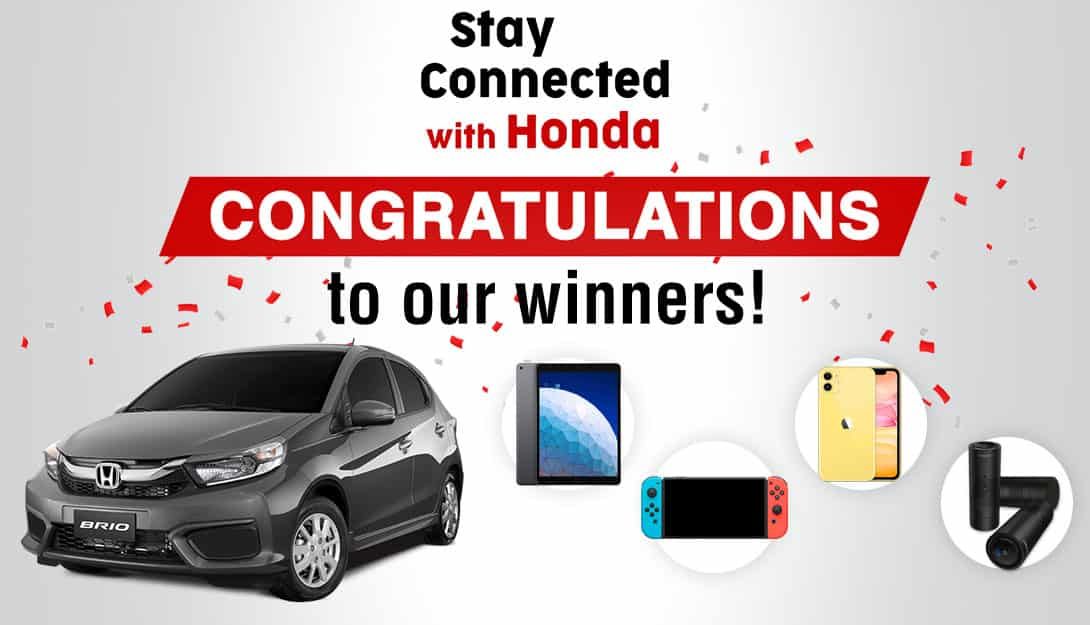 Honda Cars Philippines › Stay Connected With Honda Raffle Winners