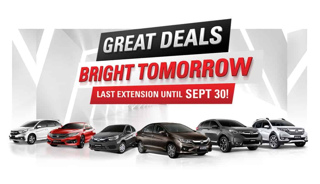 Honda Cars Philippines › Honda announces final extension of huge cash ...